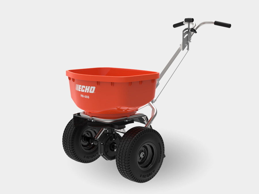ECHO RB-85S 85 lb. Capacity Stainless Steel Push Broadcast Turf Spreader