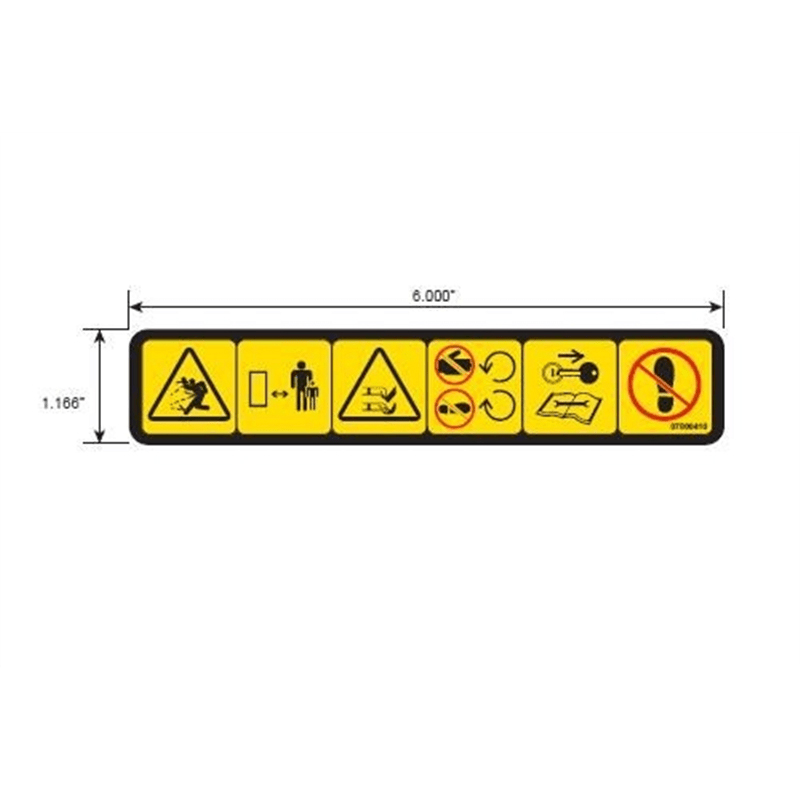 Protect Your Deck with Ariens 07800410 Safety Decal