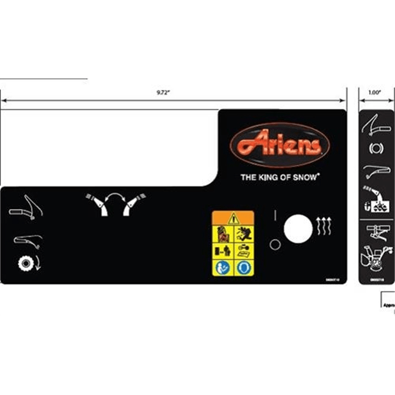 Upgrade Your Ariens with Pro Track Control Decal 08000718