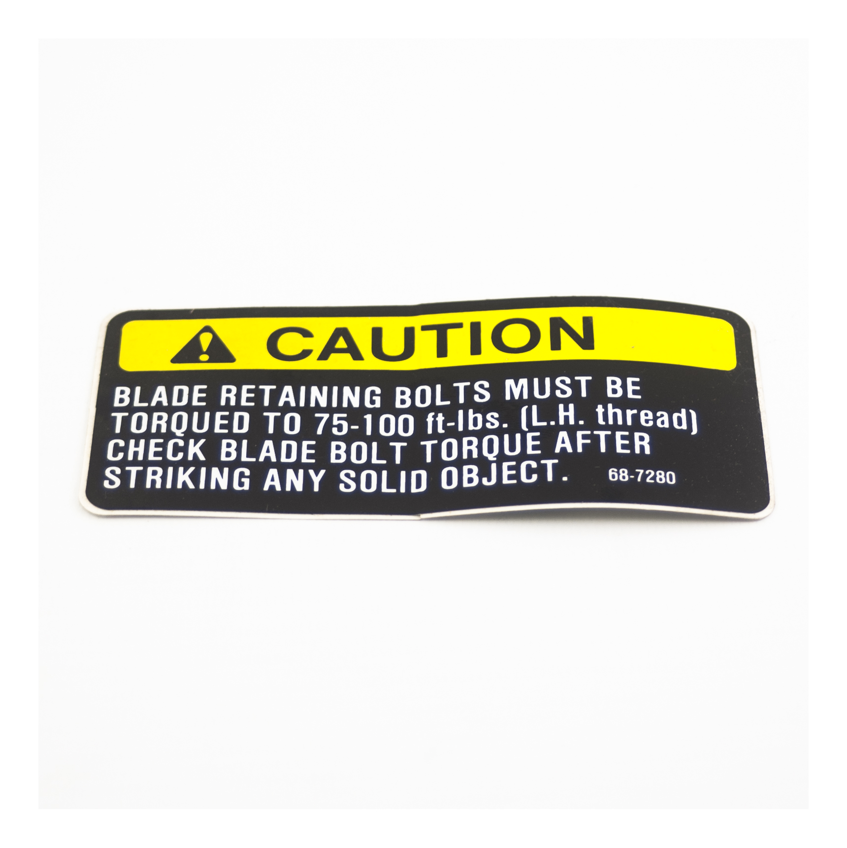Toro 68-7280 Blade Bolt Torque Decal - Upgrade Your Mower!