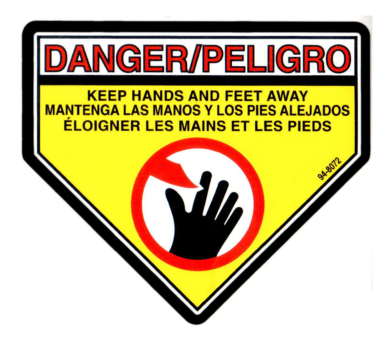 Boost Your Toro Mower with 94-8072 Danger Decal